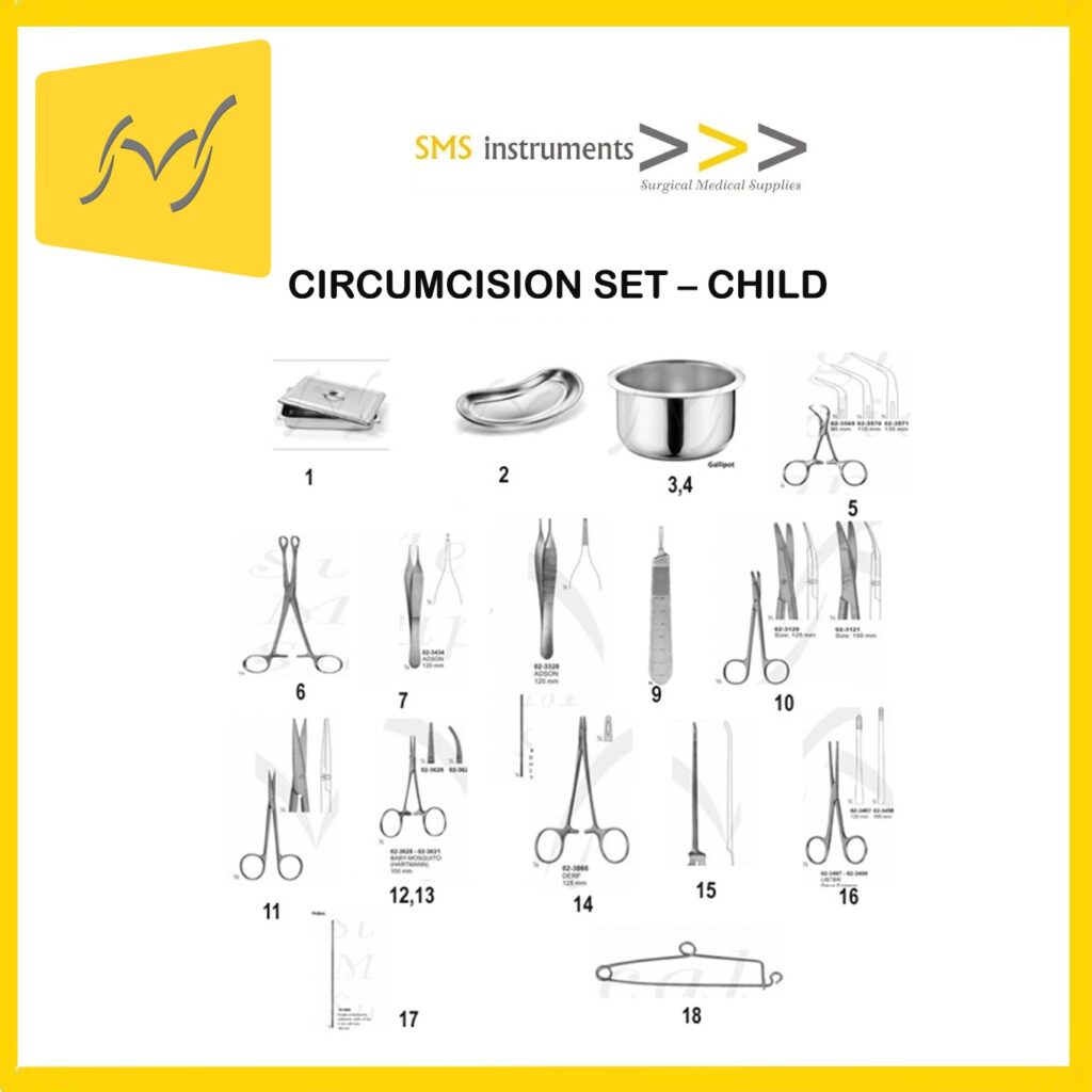 CIRCUMCISION SET - CHILD | Medical Surgical Sets