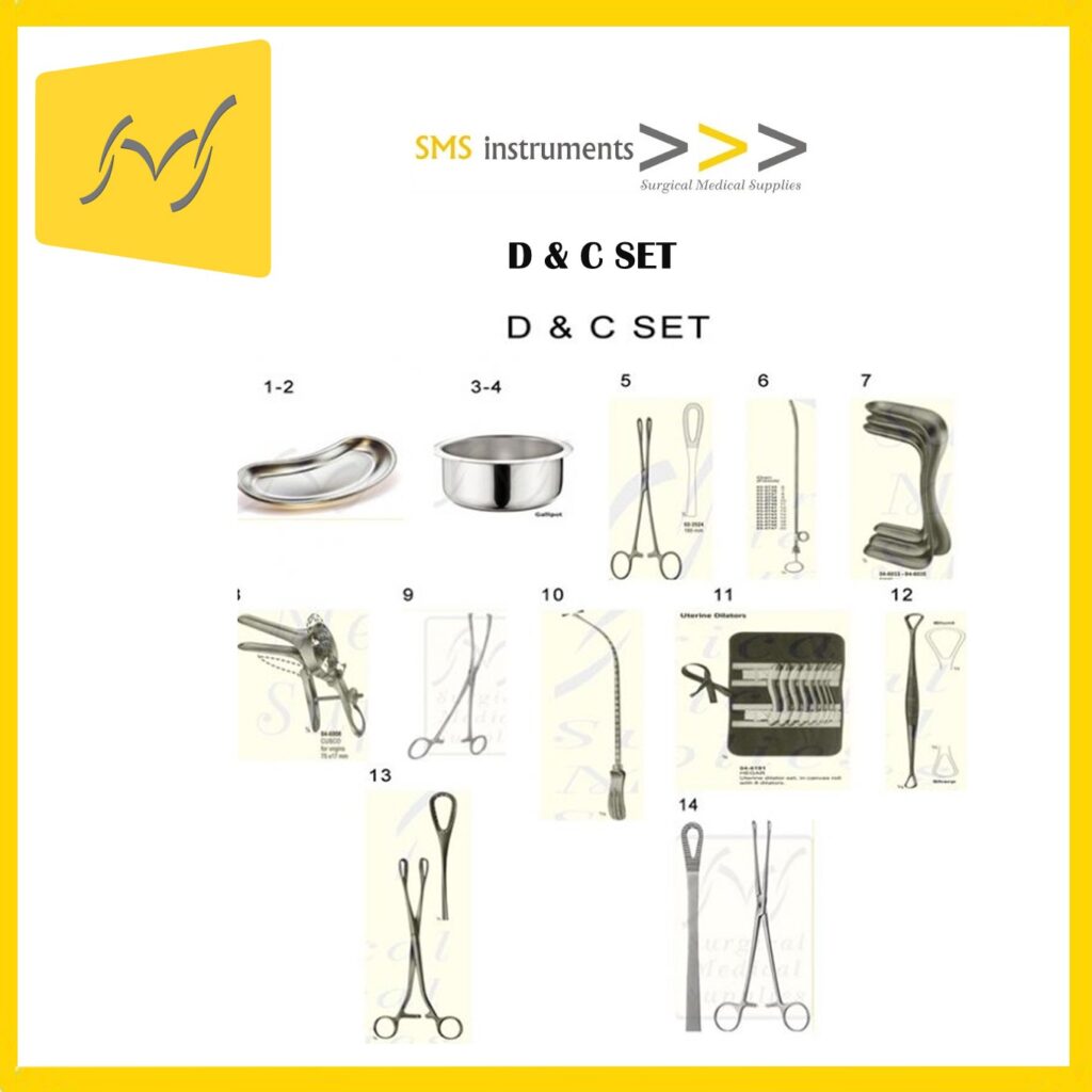 DILATATION & CURETTAGE SET 2 | Surgical Instruments Set