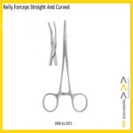 Kelly Forceps Straight - Curved | Nazmed SMS Dental Instruments