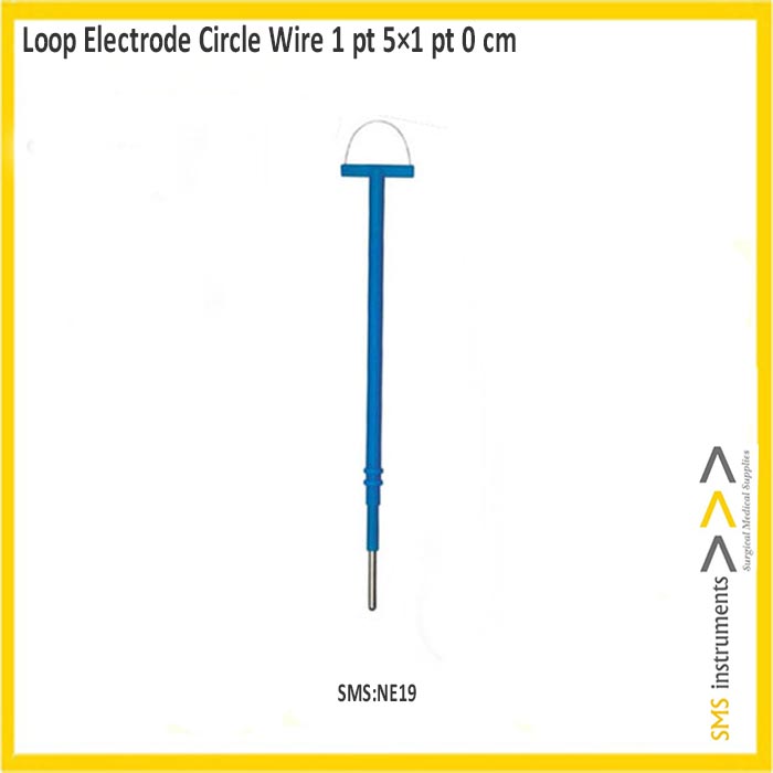 Loop Electrode Circle Wire 1.5x1.0 cm Blue Colour | SMS Instruments
