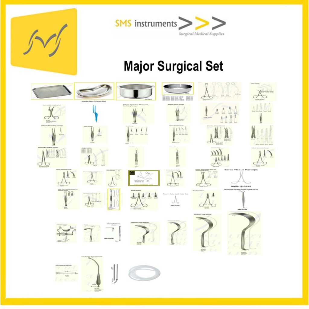 Major Surgical Set | Surgical Medical Supplies
