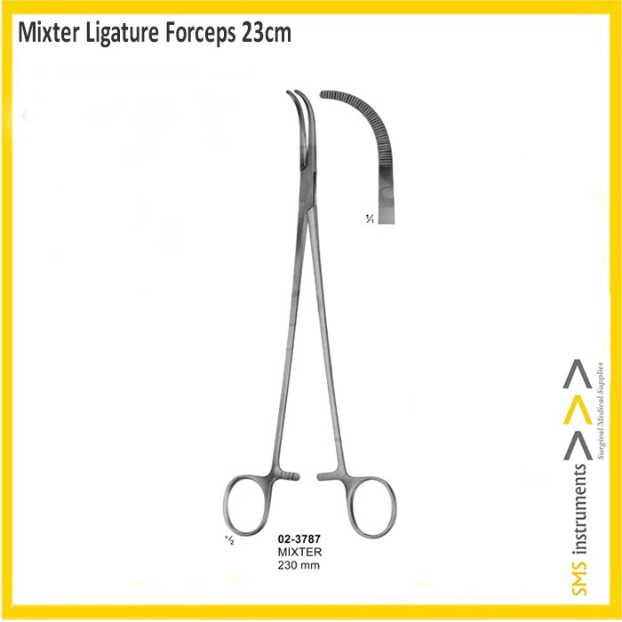 Mixter Ligature Forceps | SMS Surgical Instruments | Nazmed Malaysia Mixter Ligature Forceps | SMS Surgical Instruments | Nazmed Malaysia