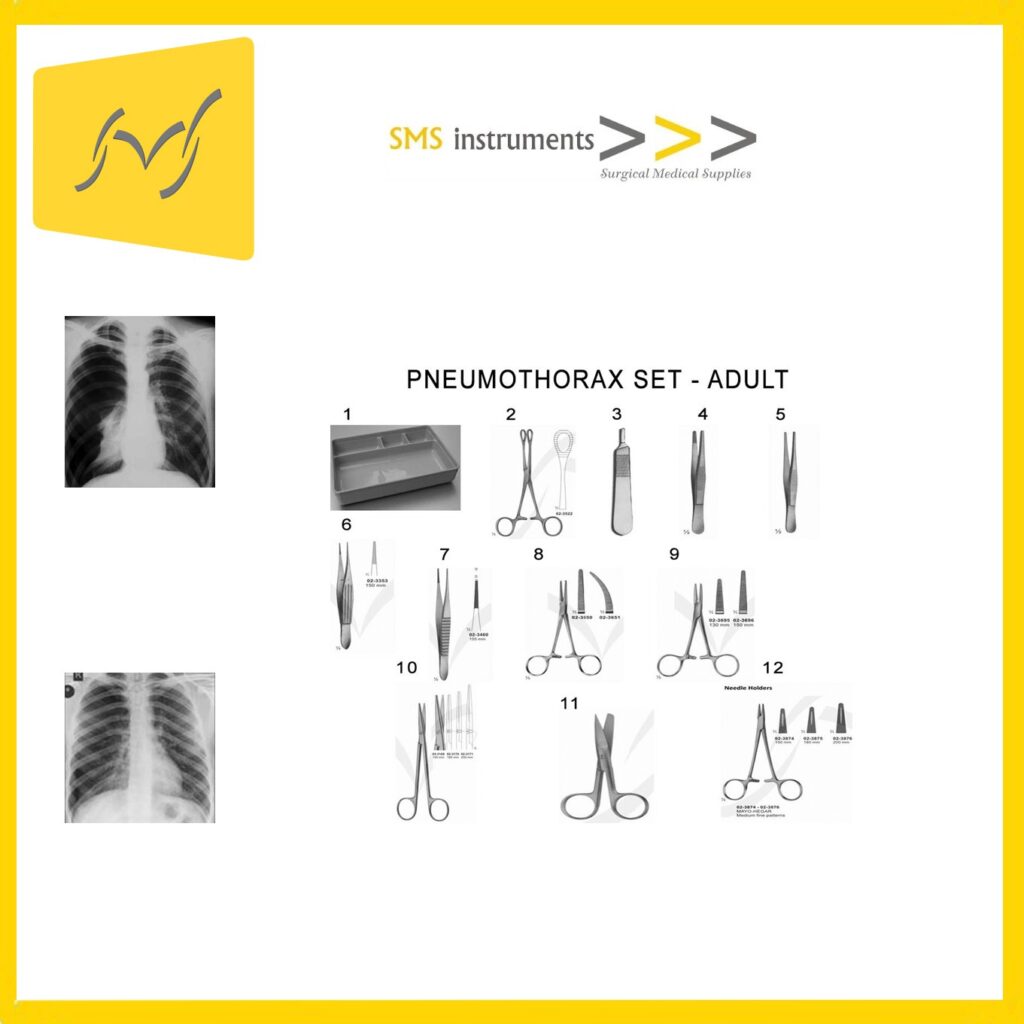PNEUMOTHORAX SET – ADULT | Surgical Instruments Set
