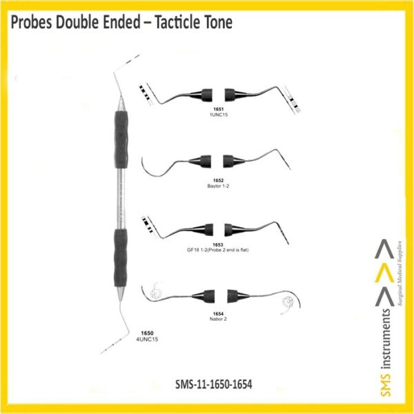 Probes Double Ended - Tacticle Tone | SMS Dental Instruments