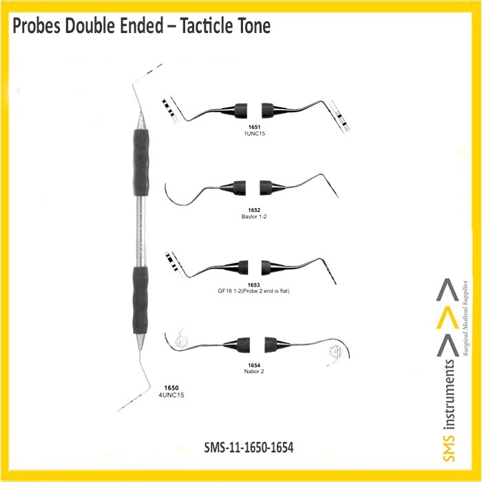 Probes Double Ended - Tacticle Tone | SMS Dental Instruments