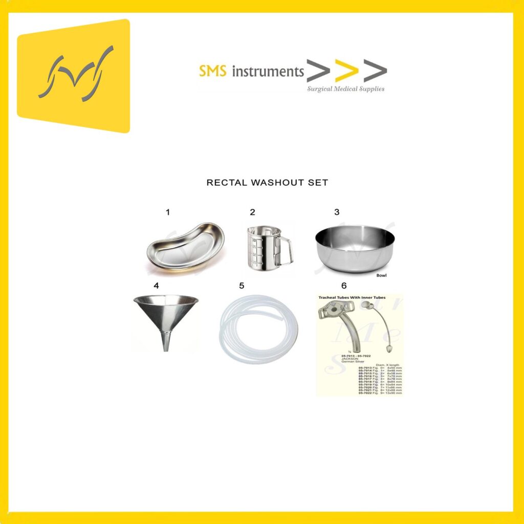 RECTAL WASHOUT SET | Surgical Instruments Set | Nazmed SMS Malaysia