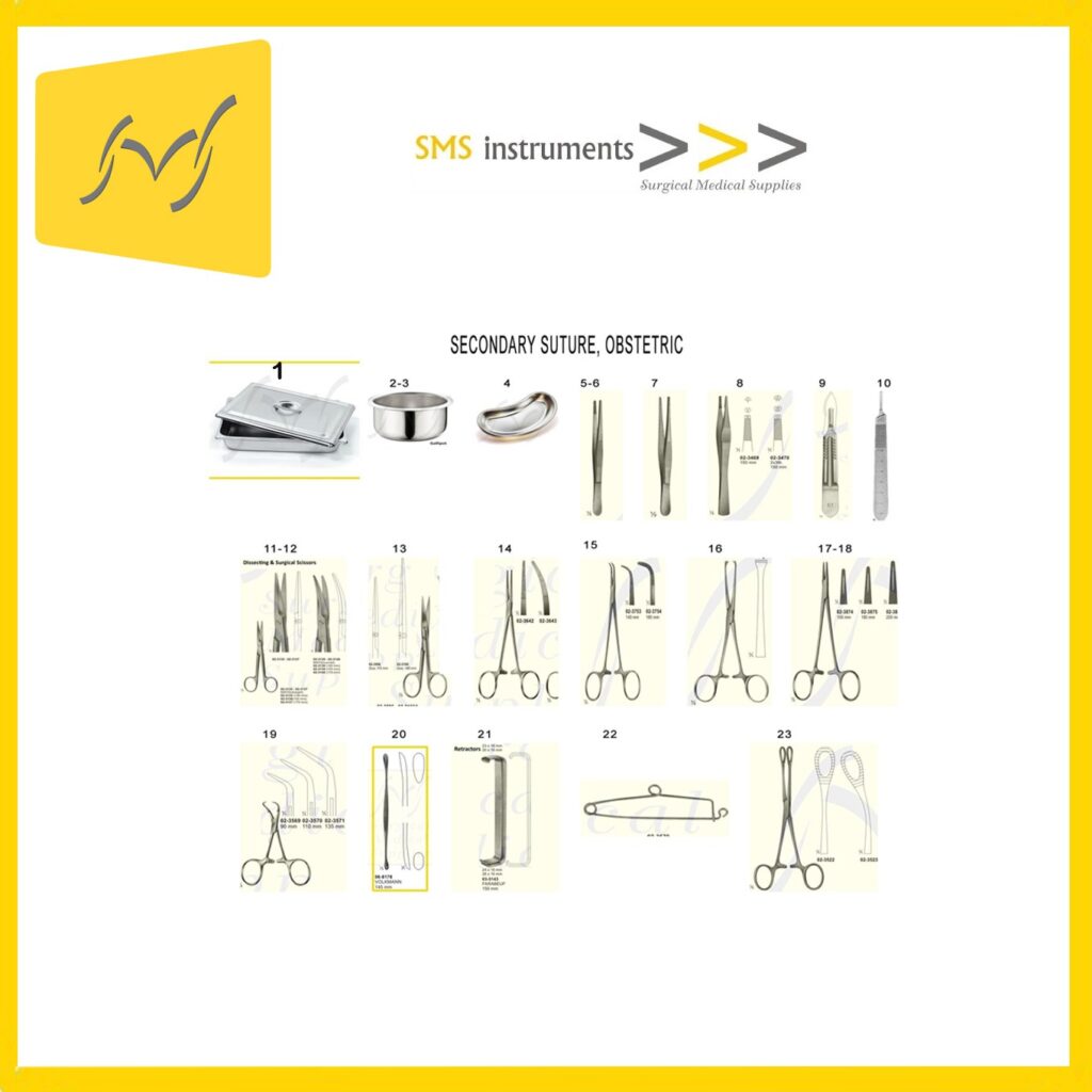 LIST C - NORMAL DELIVERY SET | Surgical Instruments Set
