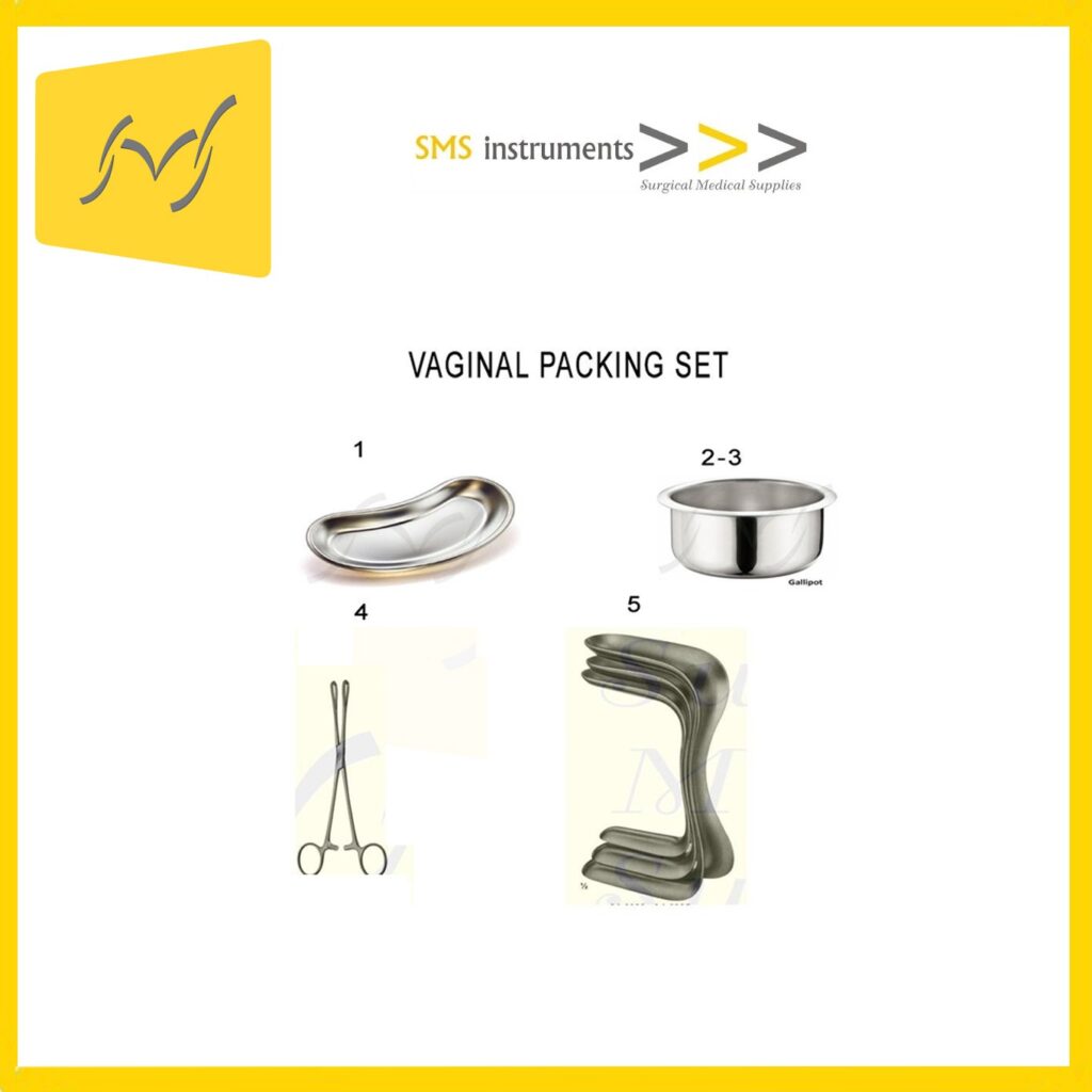 VAGINAL PACKING SET | Surgical Instruments Set | Nazmed SMS