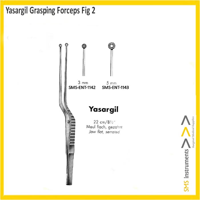 Yasargil Grasping Forceps | Otology | ENT Surgical | SMS Instruments