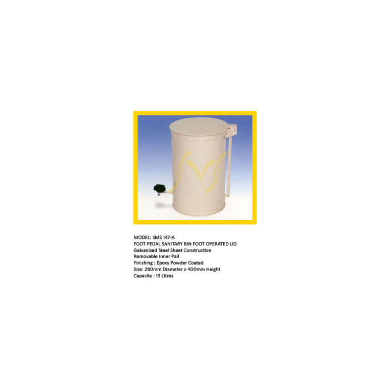 Foot Pedal Sanitary Bin Foot Operated Lid | SMS Hospital Furniture