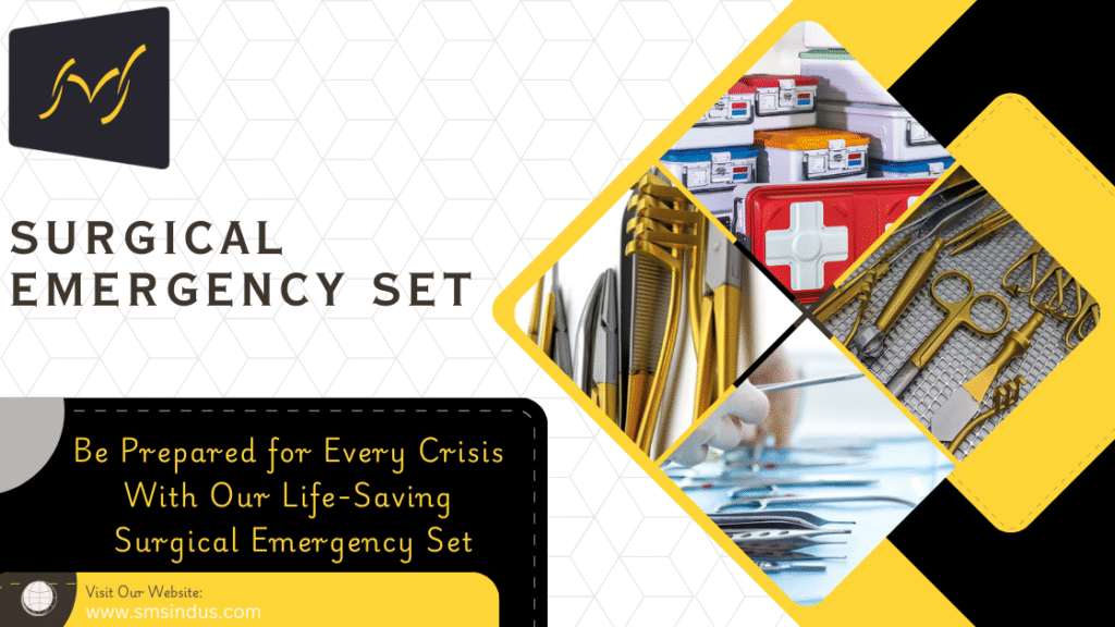 Surgical Emergency Set for Emergency & Trauma | NAZMED SMS